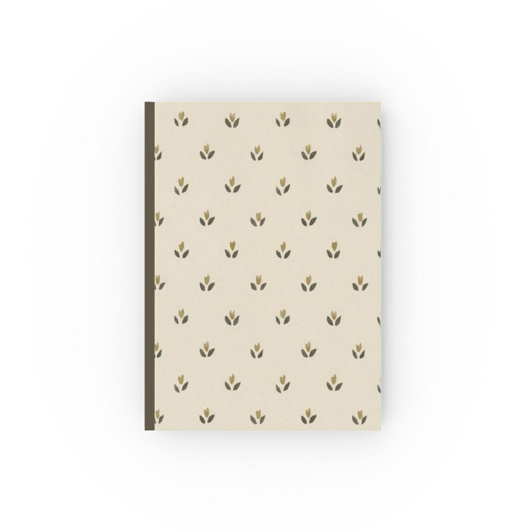 Cottage Core Floral Journal, Diary Notebook, Aesthetic Stationary, Back ...