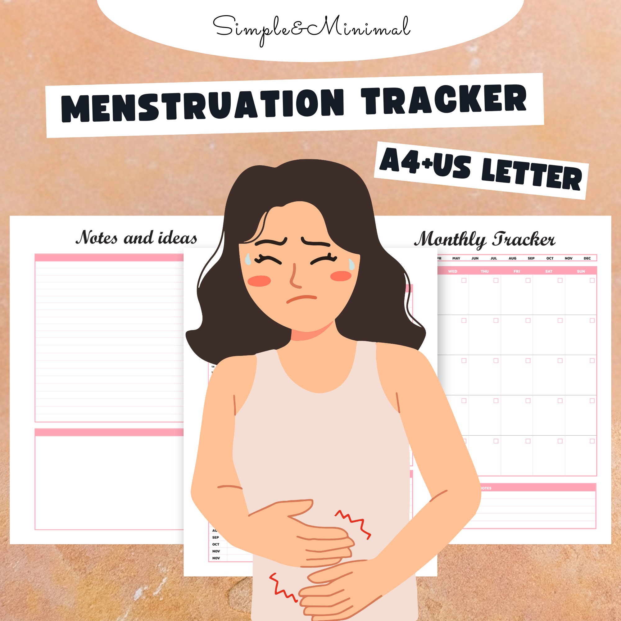 Menstruation Tracker, Menstrual Cycle Tracker, Period Tracker Calendar ...
