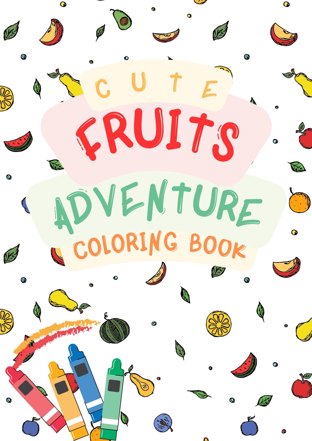 Fruit Coloring Book, Strawberry Coloring Book, Fruit Coloring Sheets ...