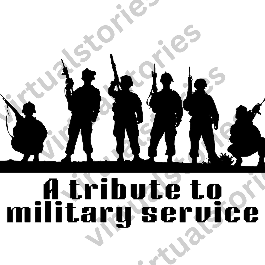 A Tribute to Military Service Svg, Military Appreciation Quotes ...