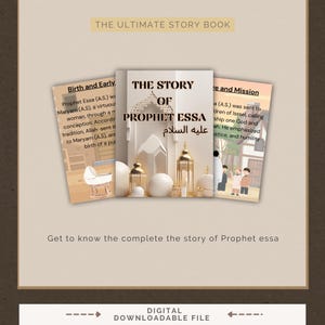 Prophet Essa Story Book, Jesus in Quran, Story of Jesus, Islamic Story ...