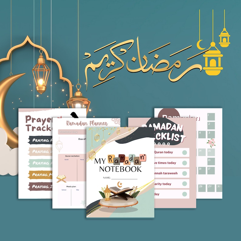 My Ramadan Notebook 2024 Printable Planner Ramadan Planner PDF Quran ...