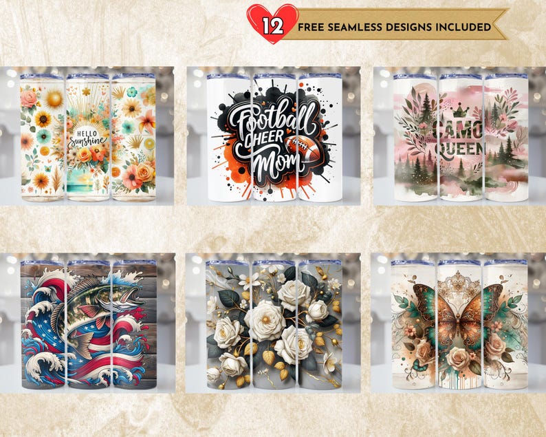 Rustic Floral Bunny Tumbler Wrap PNG, Farmhouse Baby Rabbit 20 Oz ...