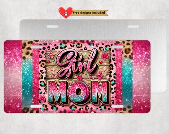 Baseball Mama License Plate Sublimation Design Digital Download PNG ...