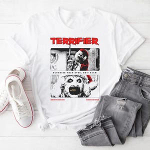 Terrifier T Shirt, Terrifier 2, Terrifier, Halloween T-shirt, Terrifier ...