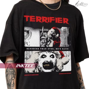 Terrifier T Shirt, Terrifier 2, Terrifier, Halloween T-shirt, Terrifier ...