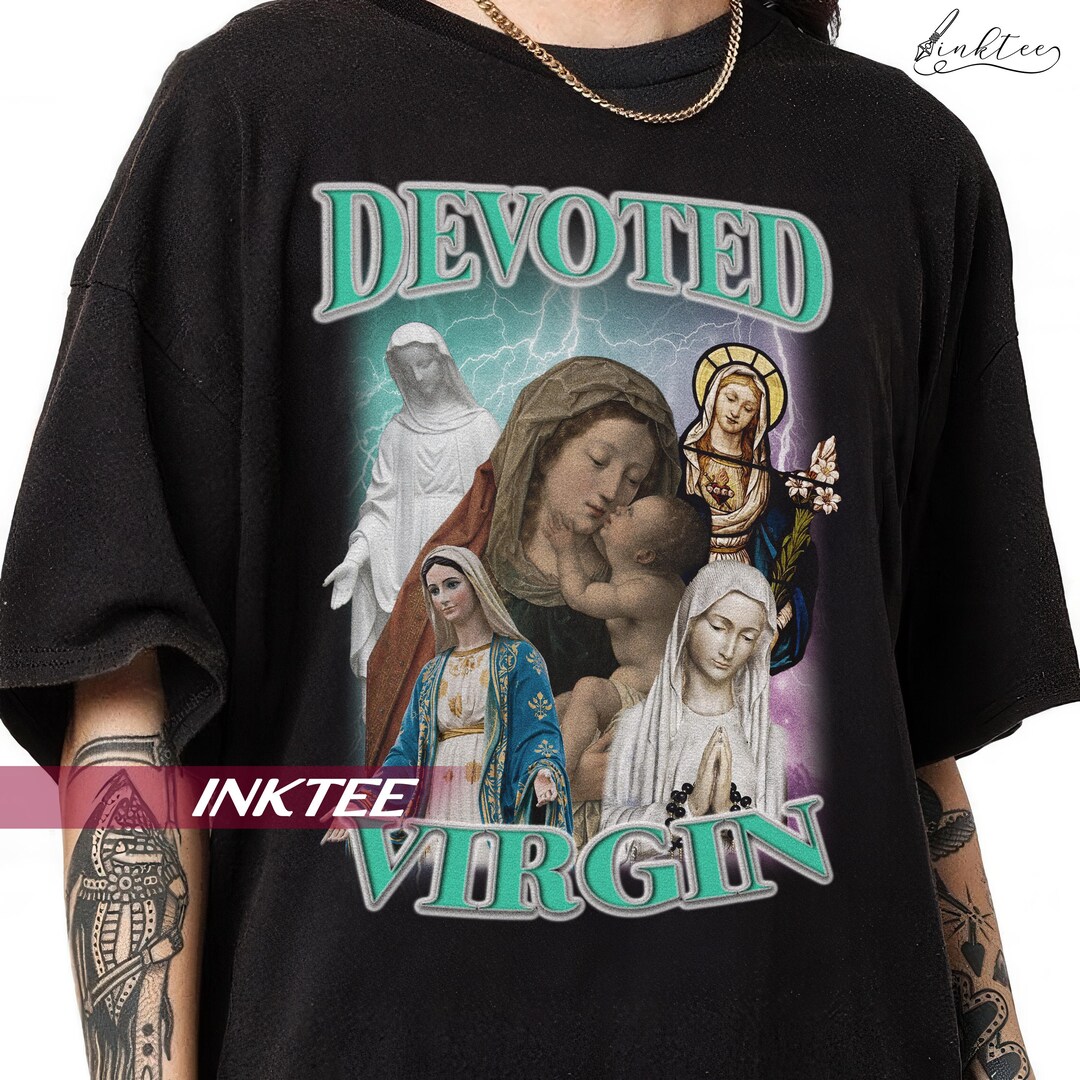Devoted Virgin Shirt, Shitpost Shirt, Oddly Name Shirt, Guy Best Friend ...