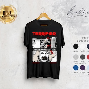 Terrifier T Shirt, Terrifier 2, Terrifier, Halloween T-shirt, Terrifier ...
