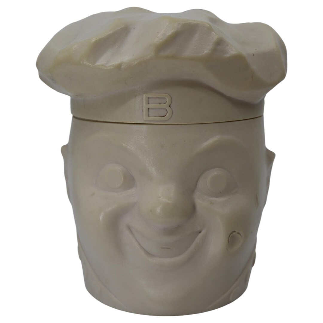 Vintage Brockhoff Biscuits Advertising Plastic Biscuit Barrel 11cm X ...