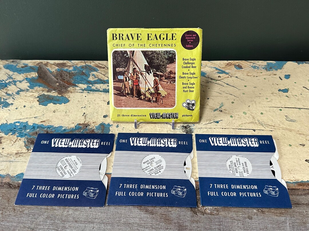 Vintage Brave Eagle Chief of the Cheyennes 1956 Sawyer's Europe View ...
