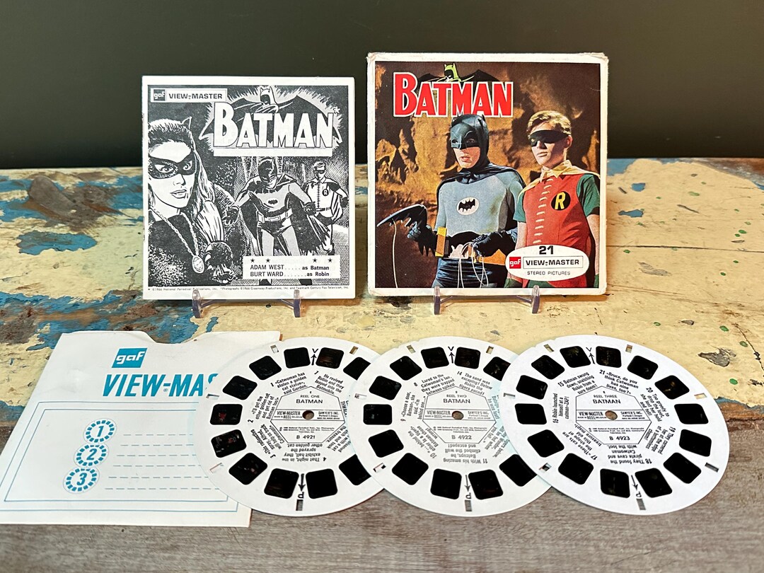 Rare Vintage 1966 Batman GAF View-master Reel Packet B 492 - Etsy