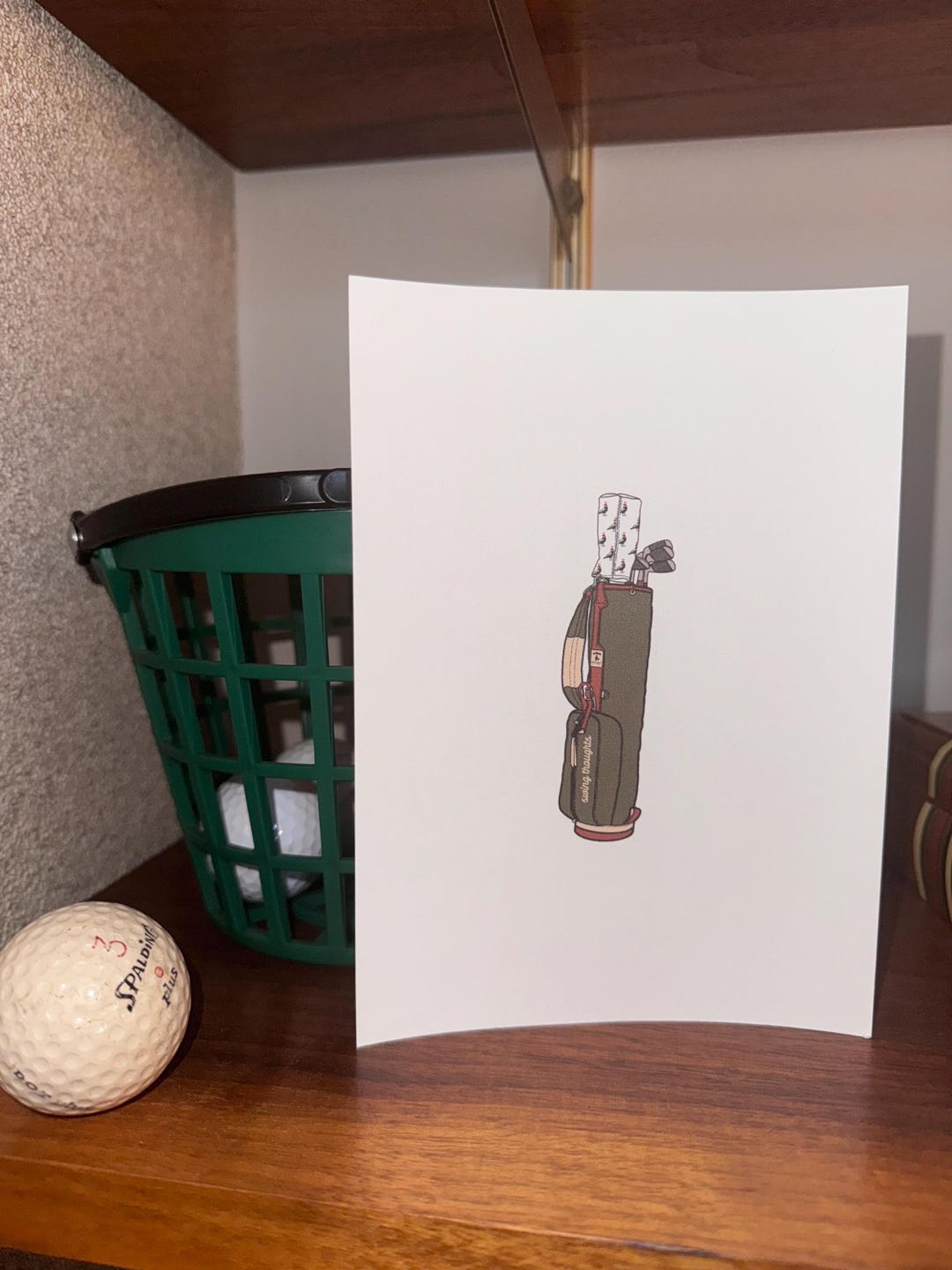 Custom Golf Print - Your Golf Bag and Headcover [DIGITAL DOWNLOAD ONLY ...