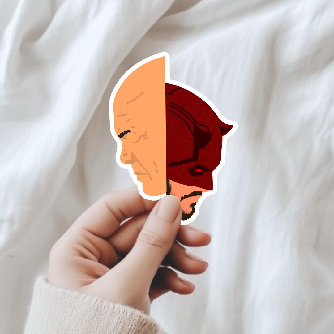 Daredevil Born Again Inspired Fan Art Sticker | Matt Murdock Wilson ...