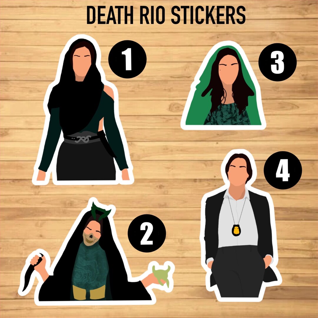 Death From Agatha All Along Inspired Fan Art Sticker Death Rio Vidal ...