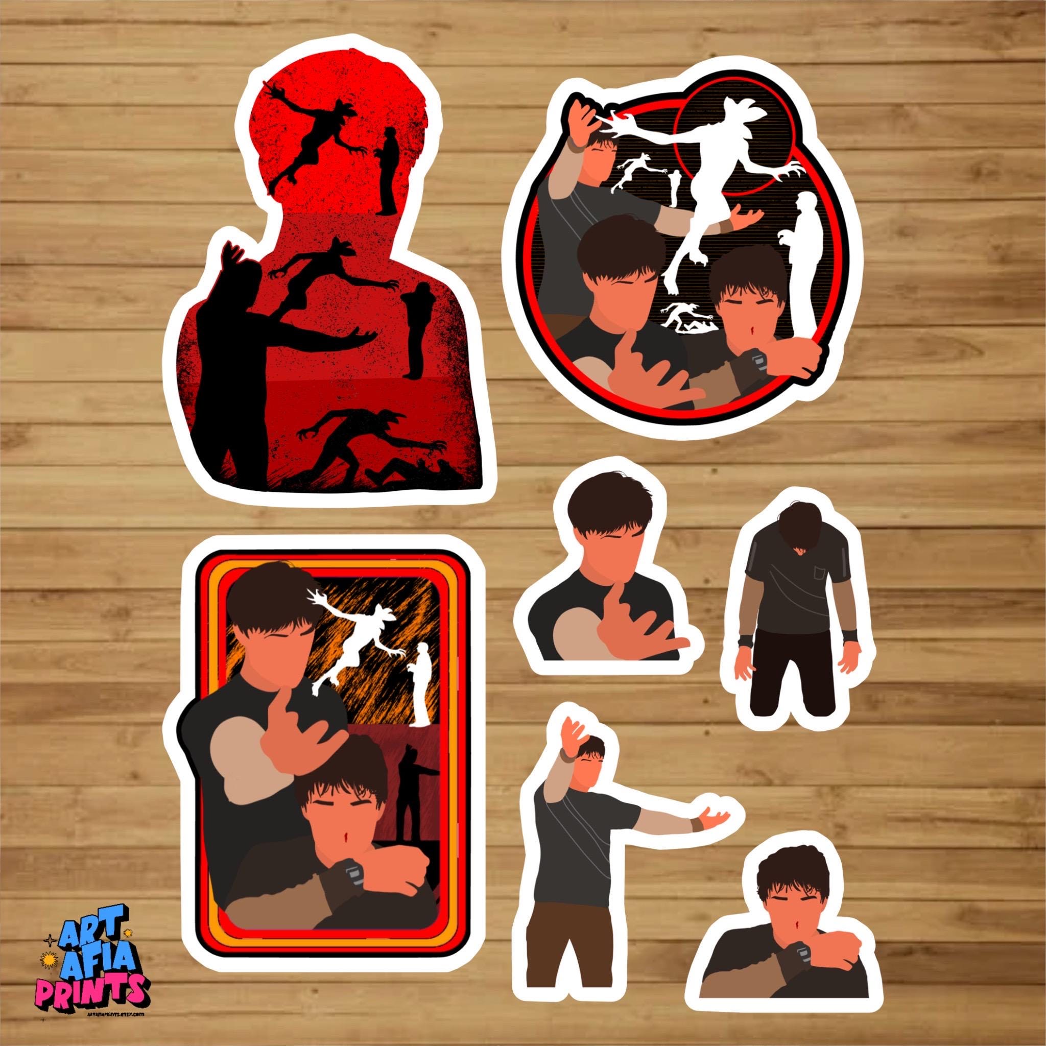 All Classic Last Scene Heroic WB Fanart Sticker Sheet : Water Resistant ...