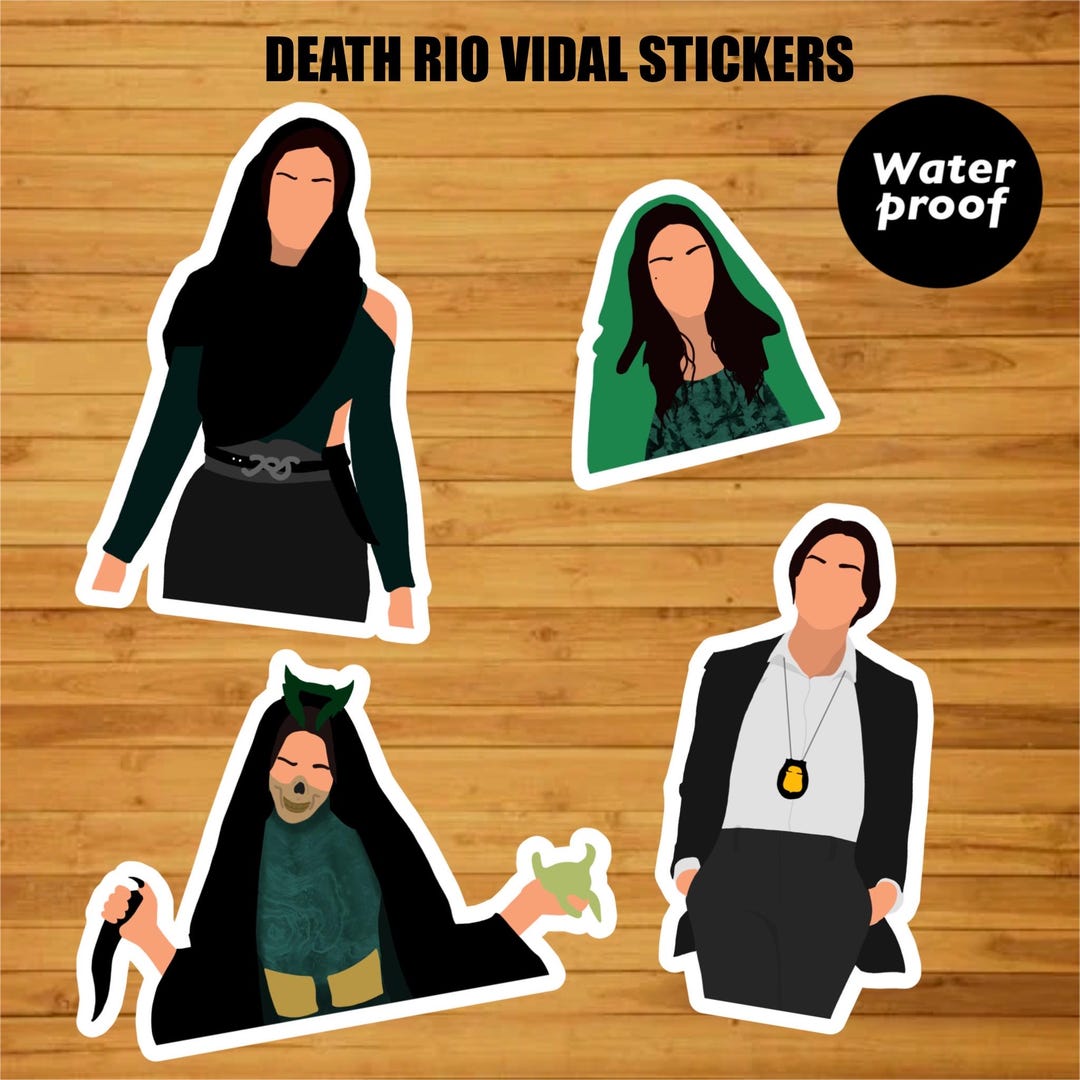 Death From Agatha All Along Inspired Fan Art Sticker Death Rio Vidal ...