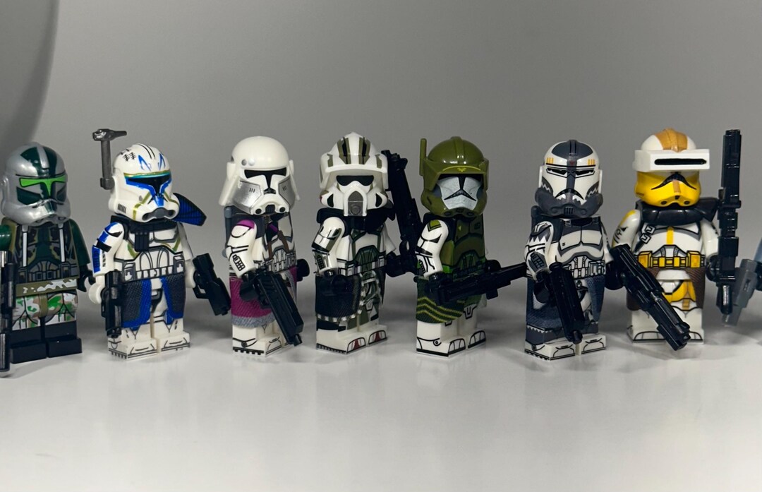 501st, 212th, 104th, Rex, Cody Lot Clone Troopers Pcs classic Style ...