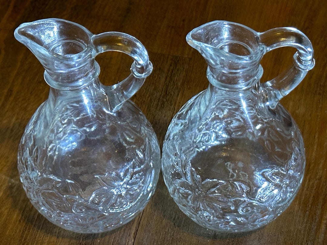 Crystal Serving Cruet Set With 1 Stopper - Etsy