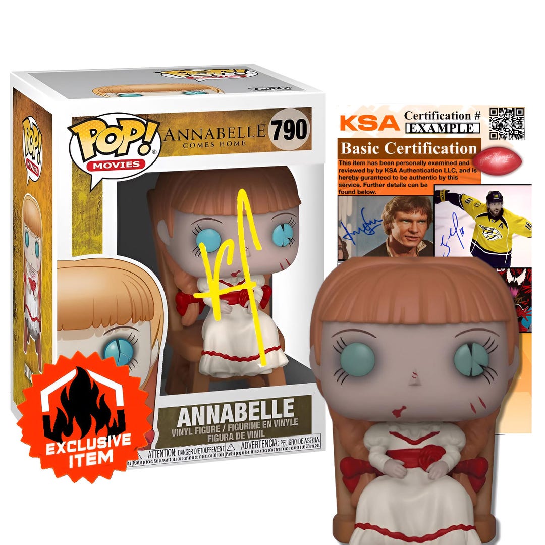Vera Farmiga Autographed Annabelle Funko Pop | Horror Movies ...