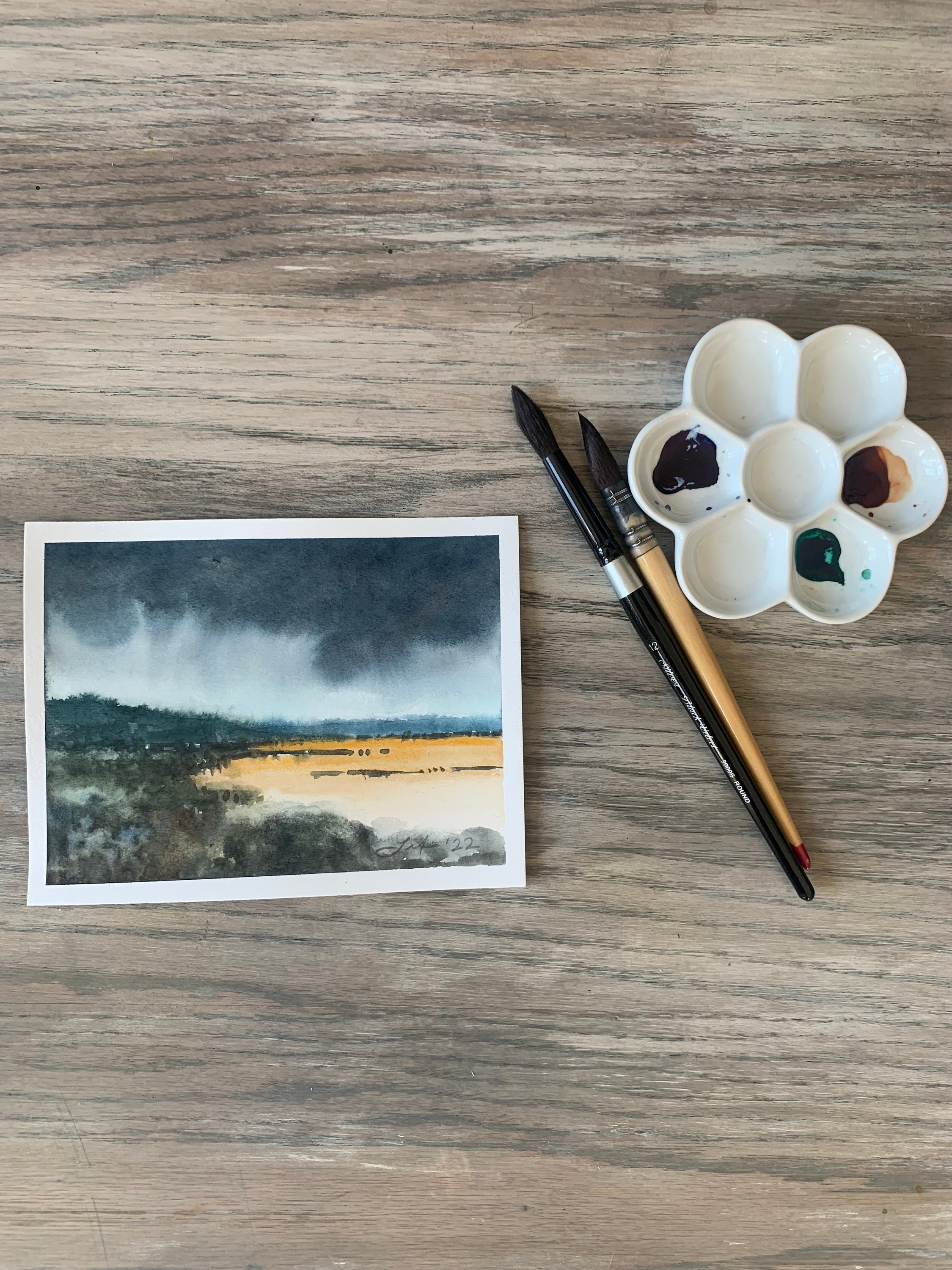 Abstract Watercolor Painting Tutorial