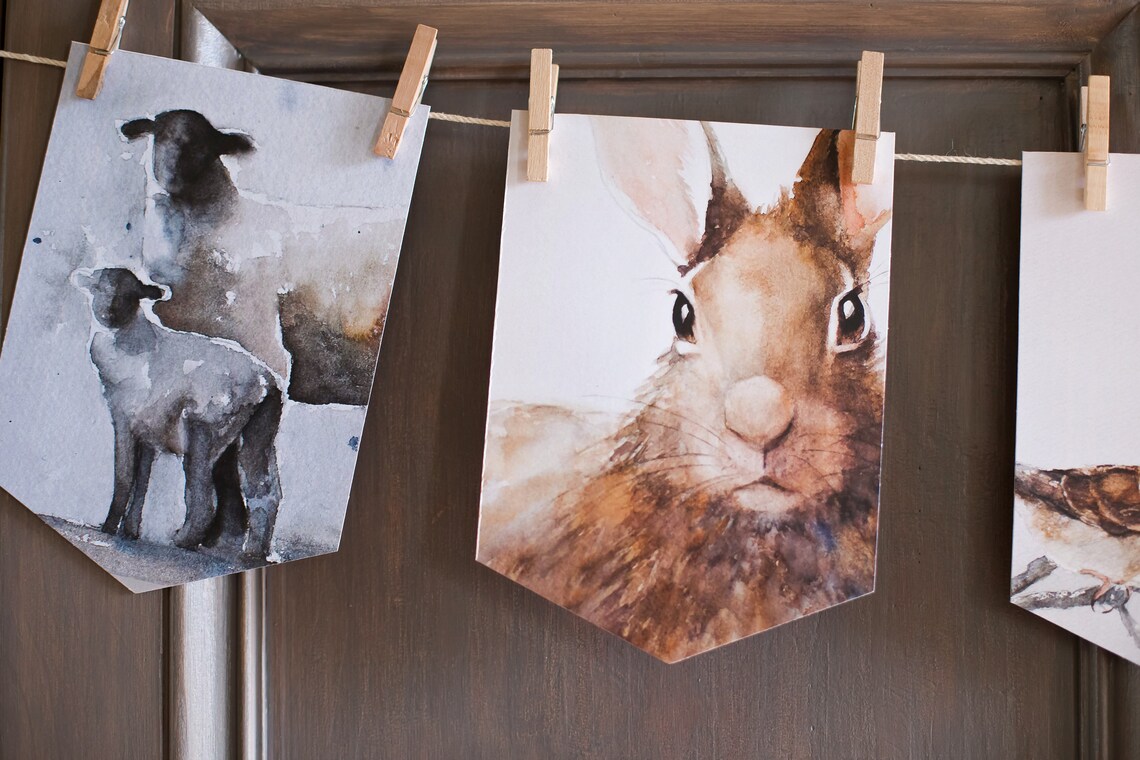 Printable Easter Banner Pennant. Spring Banner. PRINTABLE | Etsy