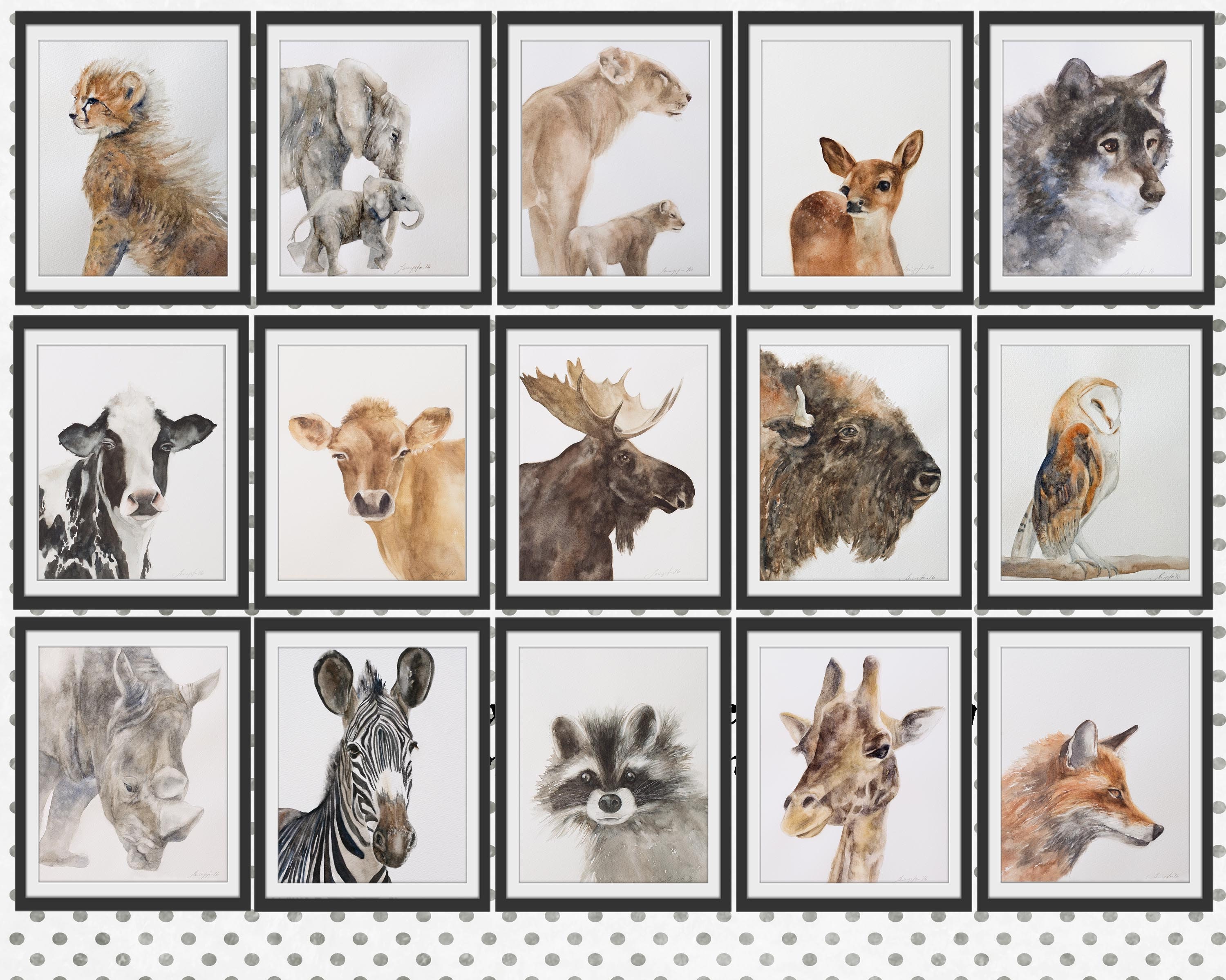 Pet portrait animal painting custom Commissioned Pet Portrait | Etsy