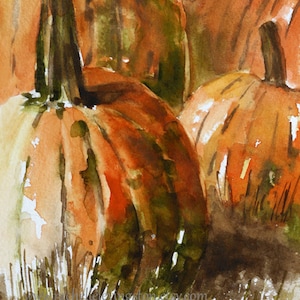 Primitive Pumpkin Decor. Fall Decoration Autumn Decor. Autumn Art Print ...