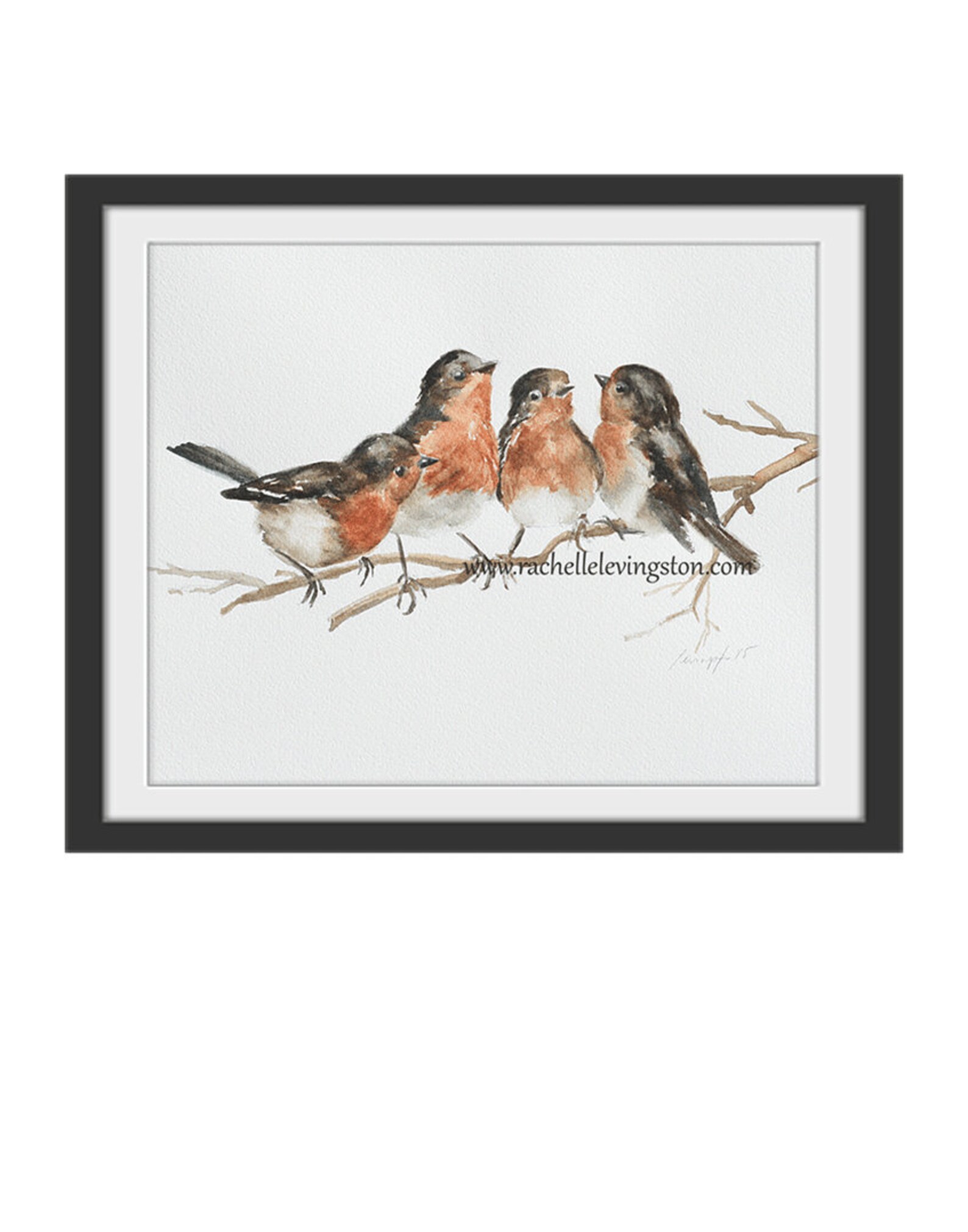 Bird Painting of Bird PRINT Wall Art Bird Wall Hanging Baby Room Decor ...