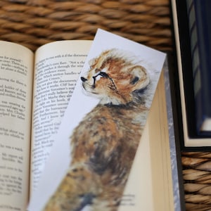 PRINTABLE Baby Cheetah Bookmarks CHEETAH Instant Download Printable ...