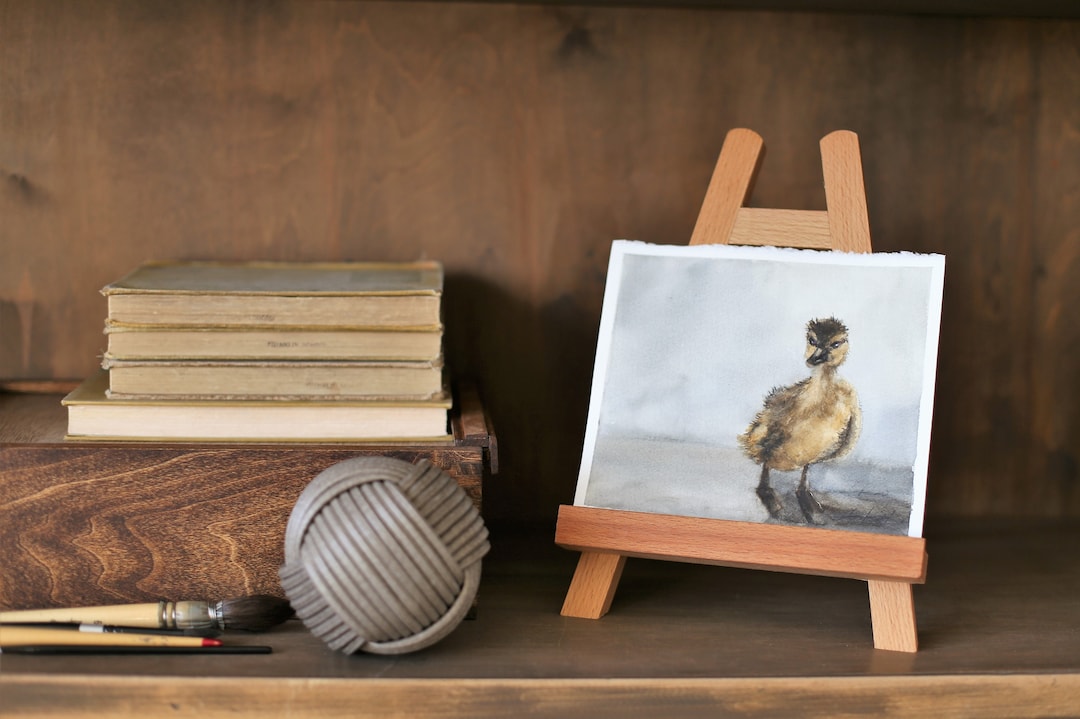 Cuadro original patito de BABY DUCK Cuadro original en Acuarela. Cuadro ...