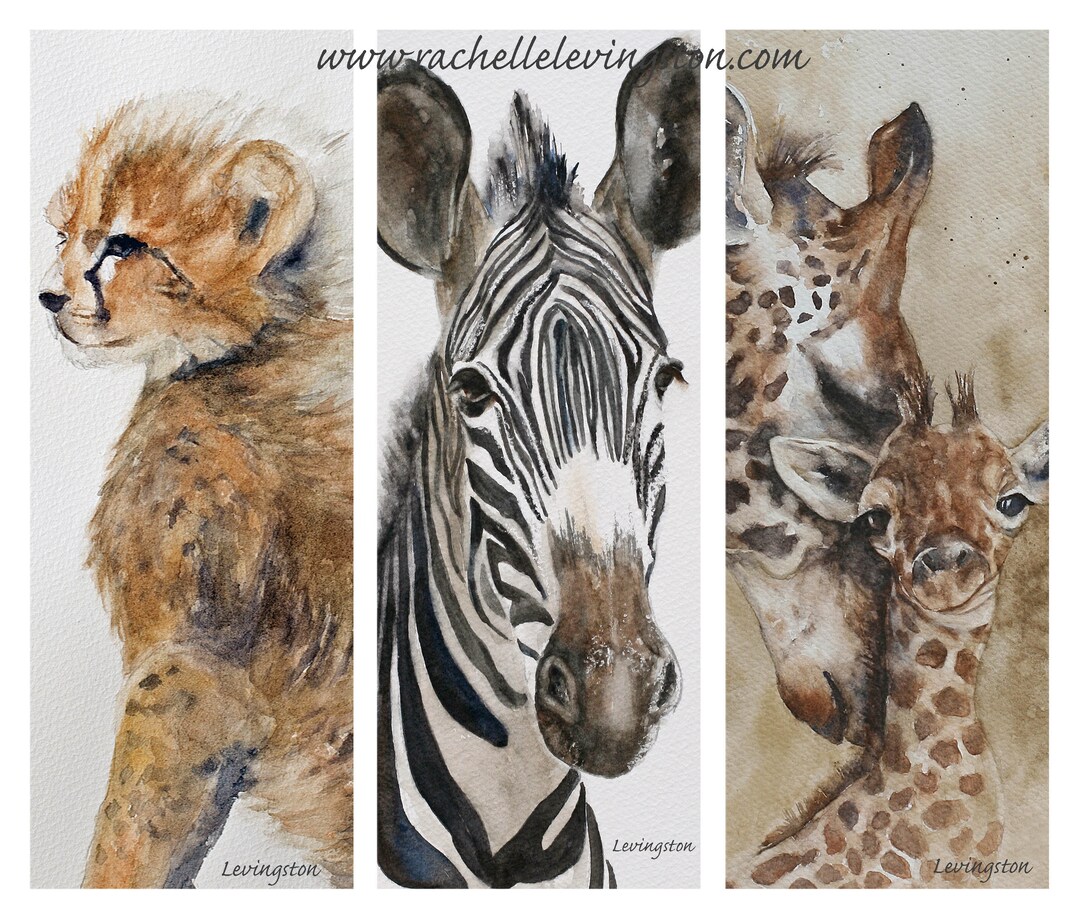 Printable Animal Bookmark. Printable Zebra Bookmark. Printable Cheetah ...