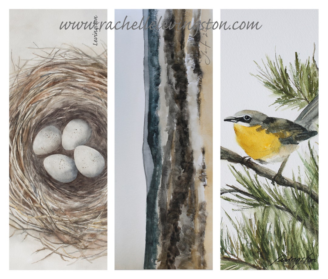 Printable DOWNLOAD of Bird Bookmarks. Printable Bird Bookmarks in ...