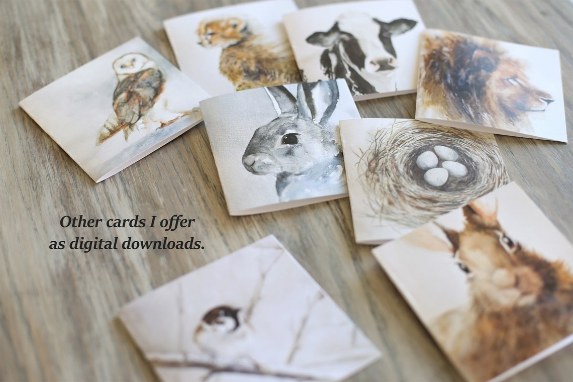Flying Barn Owl Card. PRINTABLE Owl Card. Instant DOWNLOAD of - Etsy