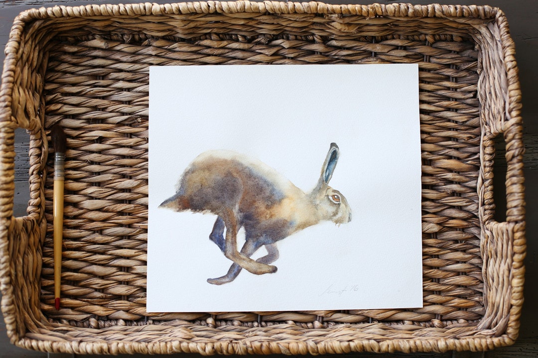 Original Painting of Jack Rabbit Original Jack Rabbit Painting-original ...