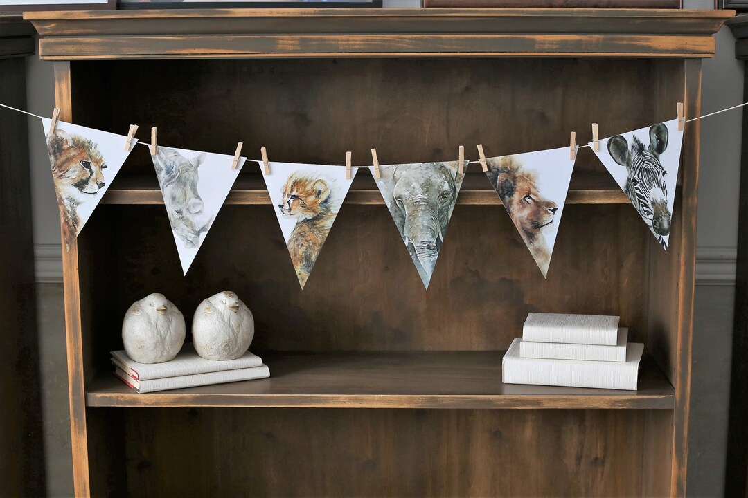 Digital Download Animal Banner. Printable Safari Banner. Safari ...