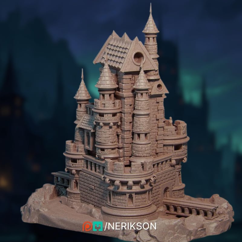 Miniature Castle - Etsy