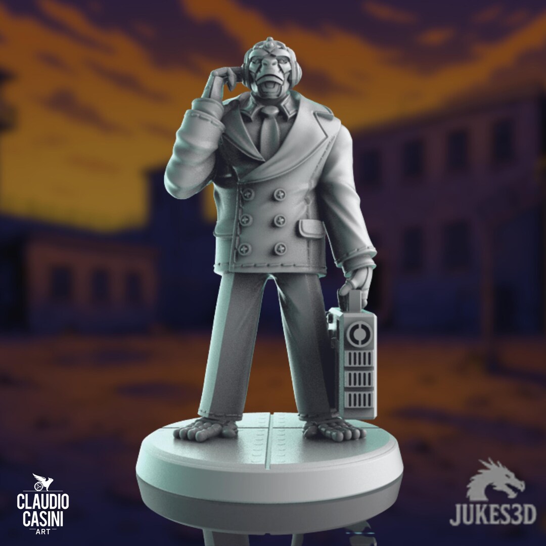 Warforged Crime Boss Mini | Sci-fi Syndicate Enforcer | Armored Mob NPC ...