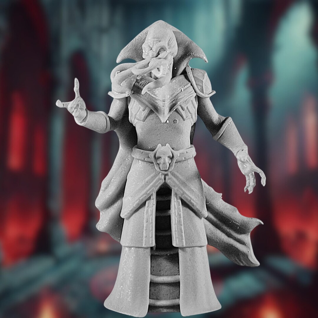 Tentacled Horror Miniature | Eldritch High Priest Fantasy Figure | by ...