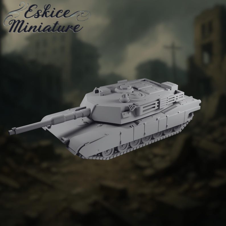 M1 Abrams Tank Model | Resin Miniature, Wargaming (15mm-32mm) - Etsy