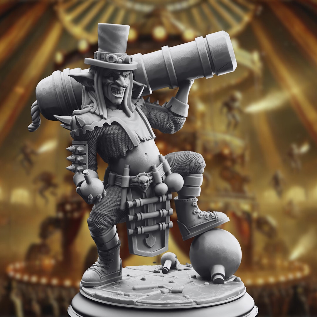 Goblin Artificer Bombardier Miniature for 5e Ttrpgs - Unpainted ...