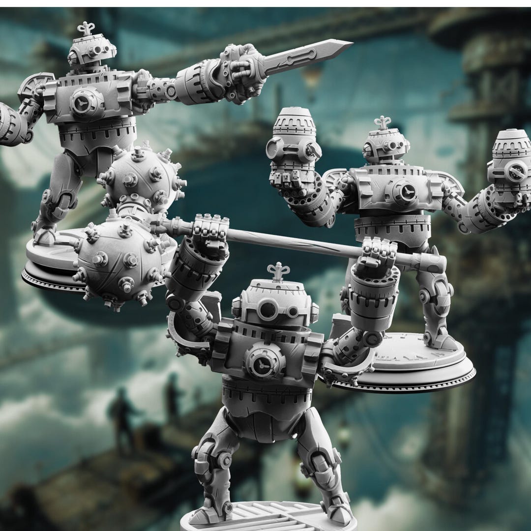 Clockwork Automaton Army Dnd Mini | Animated Constructs Dungeons and ...
