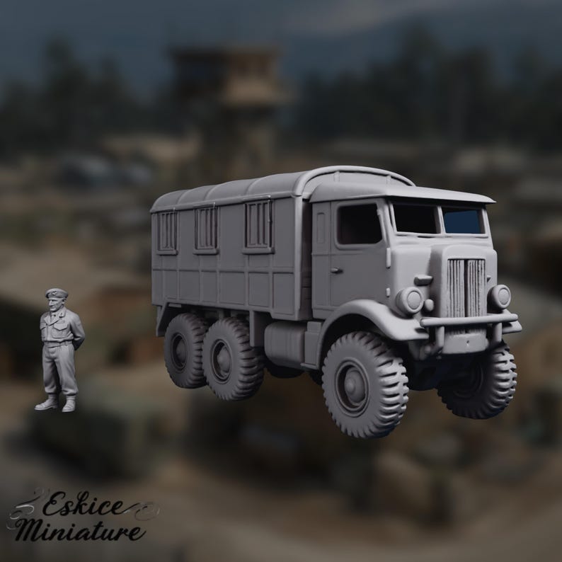 Leyland Retriever Command Truck | “monty’s Office” WWII Vehicle | Resin ...