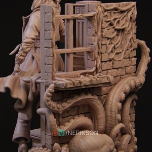 Eldritch Detective - Cthulu Inspired Noir - 3d Printed Model Kit (75mm ...