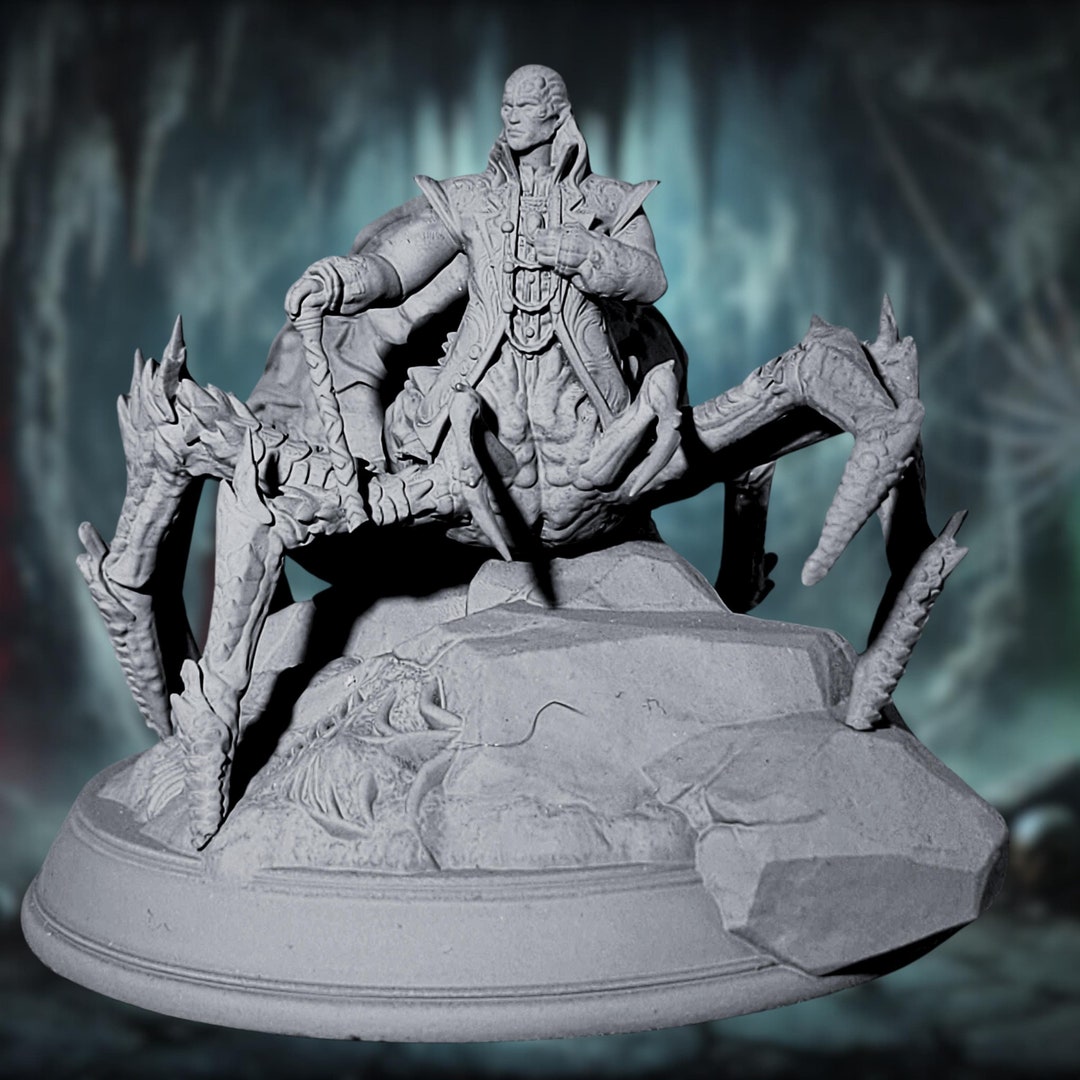 Drider Dnd Mini | Underdark Drow Elf Dungeons and Dragons Miniature ...