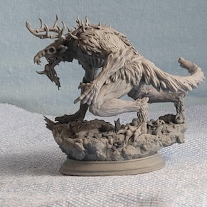Were-wendigo Mini | LARGE SCALE Antlered Beast | Eldritch Horror ...