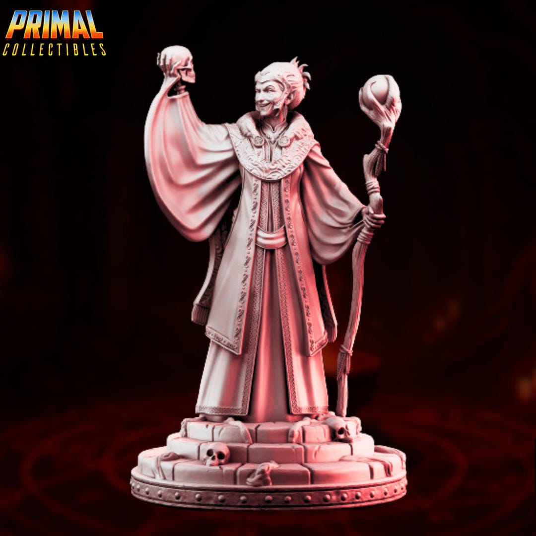 Necromancer Sorceress Miniature: Lilith, Primal Collectibles Resin ...