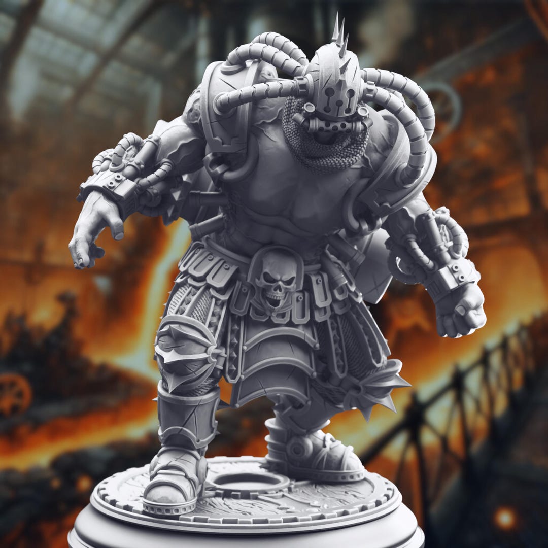 Steampunk Hulk Dnd Mini | Warforged Abomination Dungeons and Dragons ...