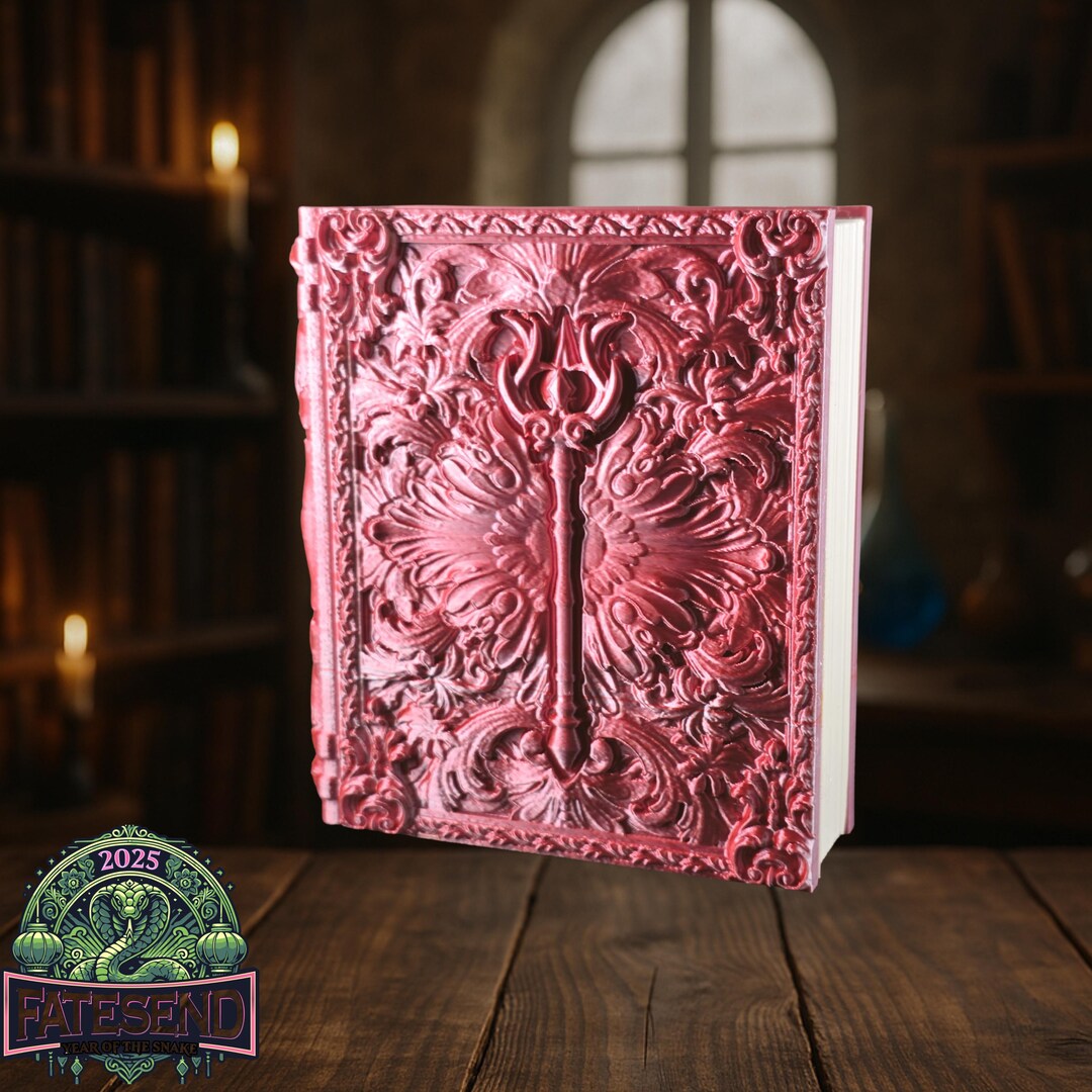 Arcane Tome Storage Case | Decorative Grimoire Dice Box | RPG Accessory ...