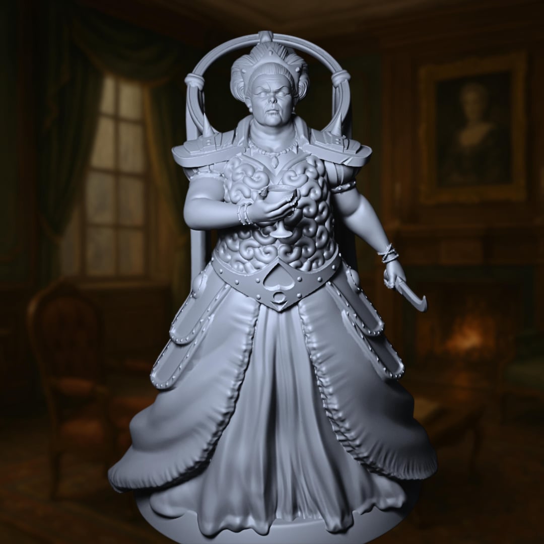 Evil Queen Miniature | Wicked Stepmother | Noblewoman Scheming ...