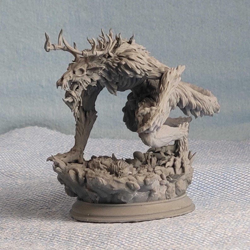 Were-wendigo Mini | LARGE SCALE Antlered Beast | Eldritch Horror ...